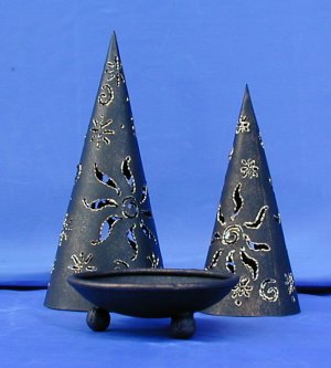 LANTERNA ANTIK CONO SOLE CM 15 MOD. JAVA - IL BAULE D'ORIENTE